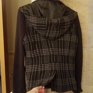 Pink Soup | Jackets & Coats | Hooded W 4 Pockets Pea Coat | Poshmark